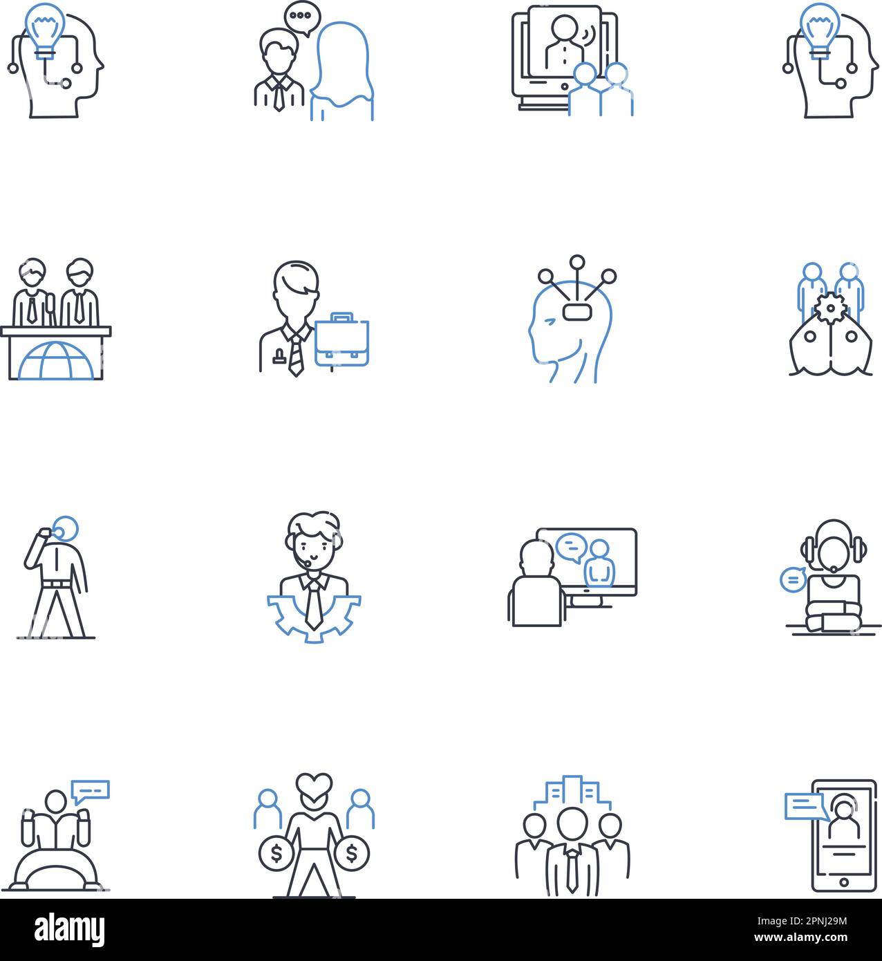 Specialist line icons collection. Expert, Skilled, Proficient ... Specialist line icons collection. Expert, Skilled, Proficient ...