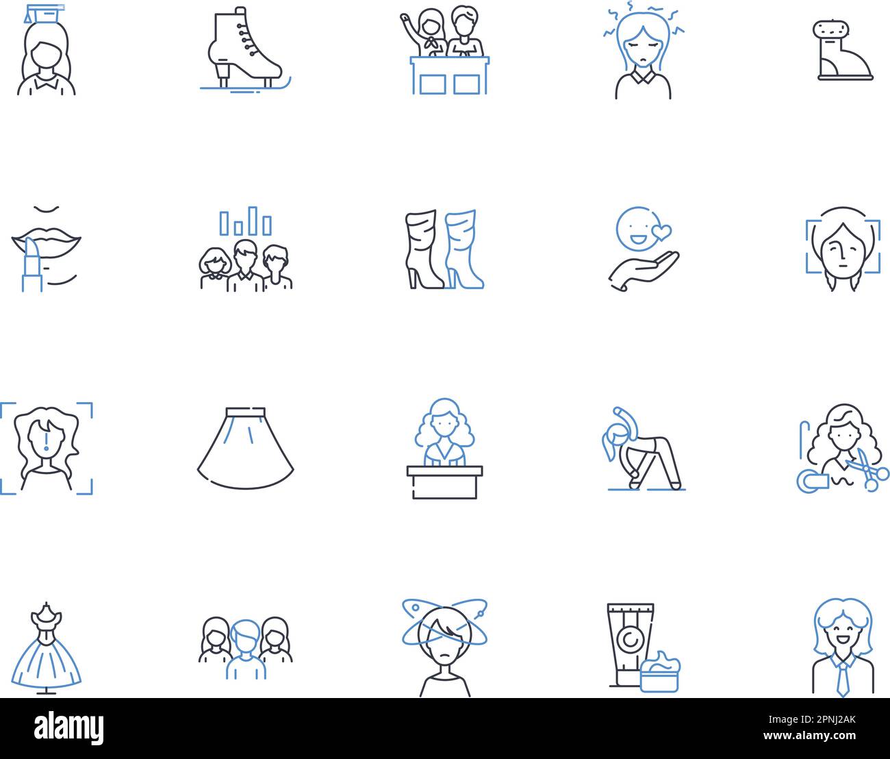 Mother line icons collection. Love, Caring, Compassionate, Sacrifice ...