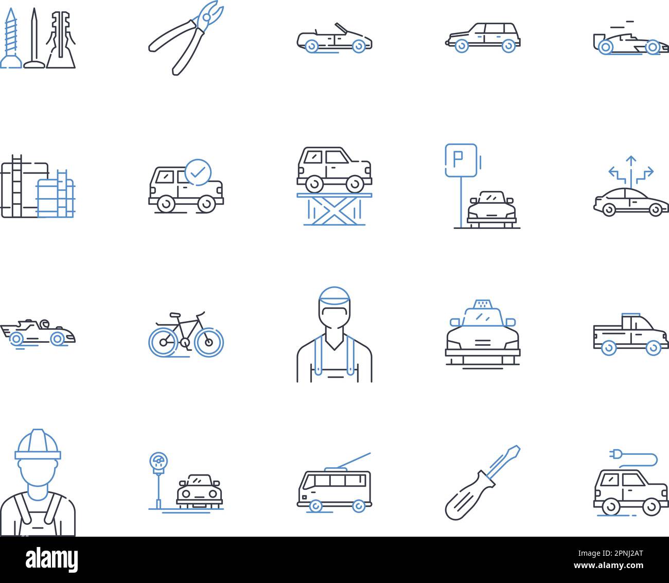Shipment line icons collection. Logistics, Delivery, Freight, Cargo ...