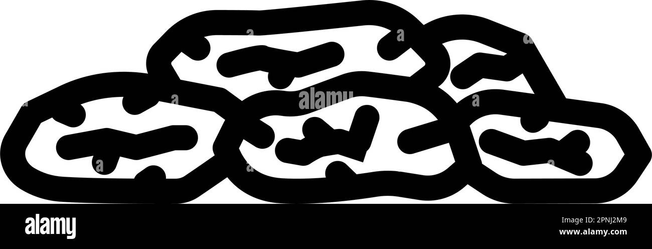 goji dried fruit line icon vector illustration Stock Vector Image & Art ...