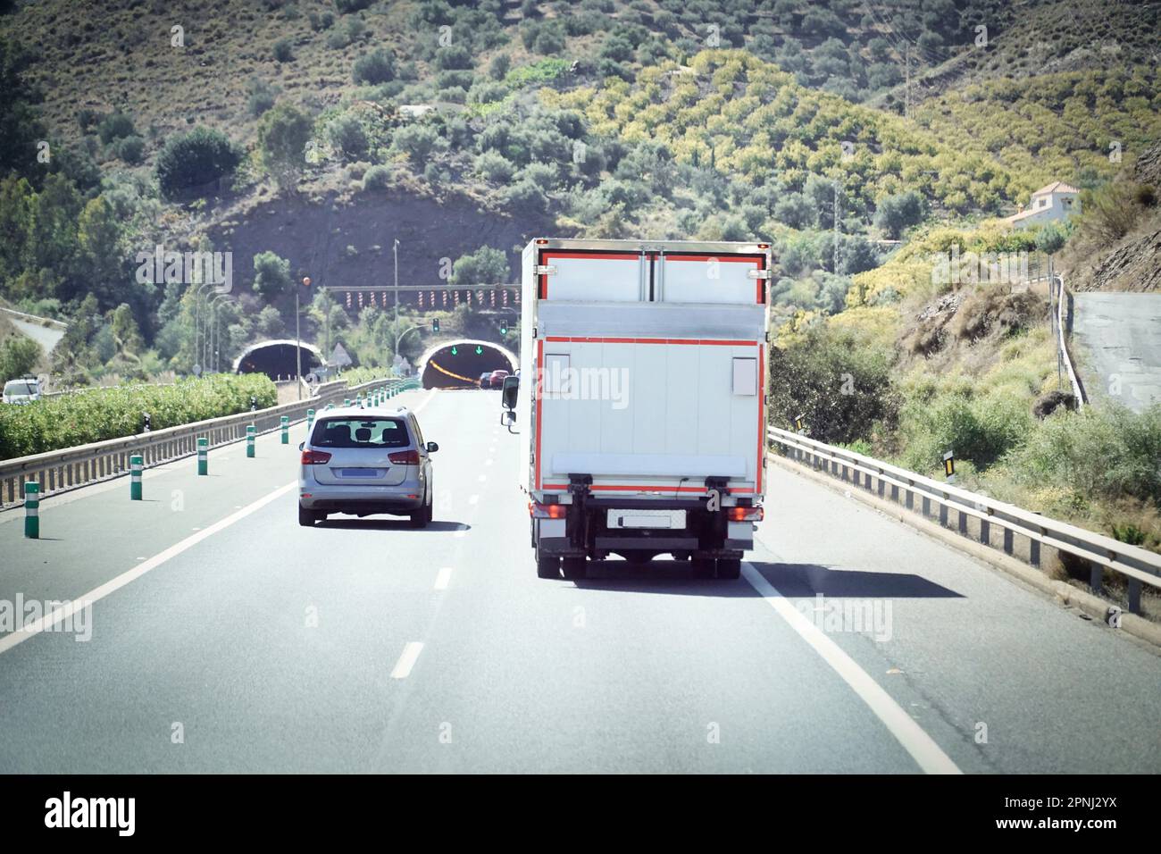 Lorry back tunnel hi-res stock photography and images - Alamy