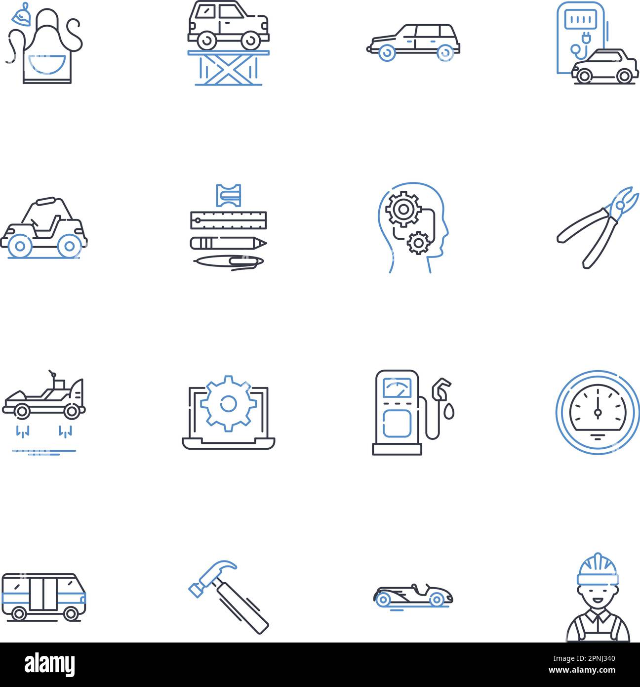 Business support line icons collection. Consulting, Operations ... Business support line icons collection. Consulting, Operations ...