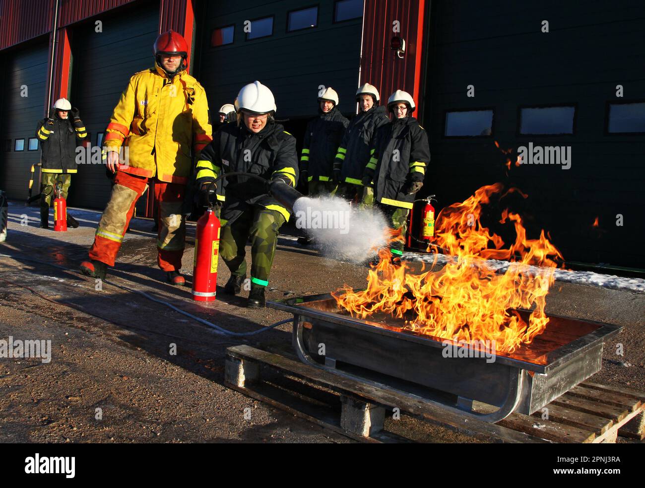 Young people who become aware of the Swedish Air Force Volunteers ...