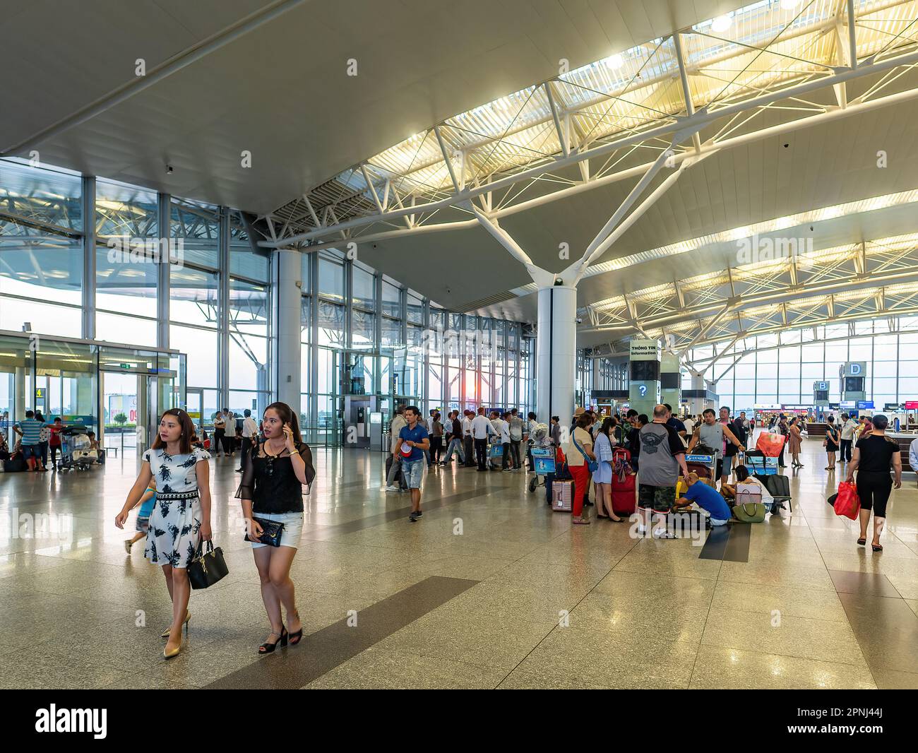The international departure at Noi Bai International Airport, the main ...