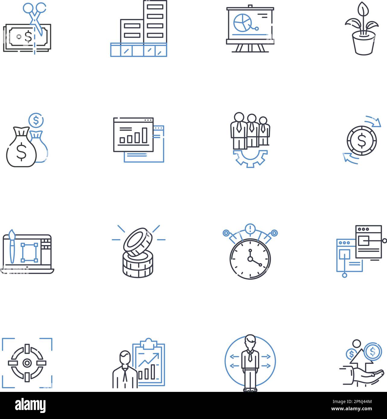 Interest line icons collection. Hobbies, Passions, Enthusiasm, Pursuits ...