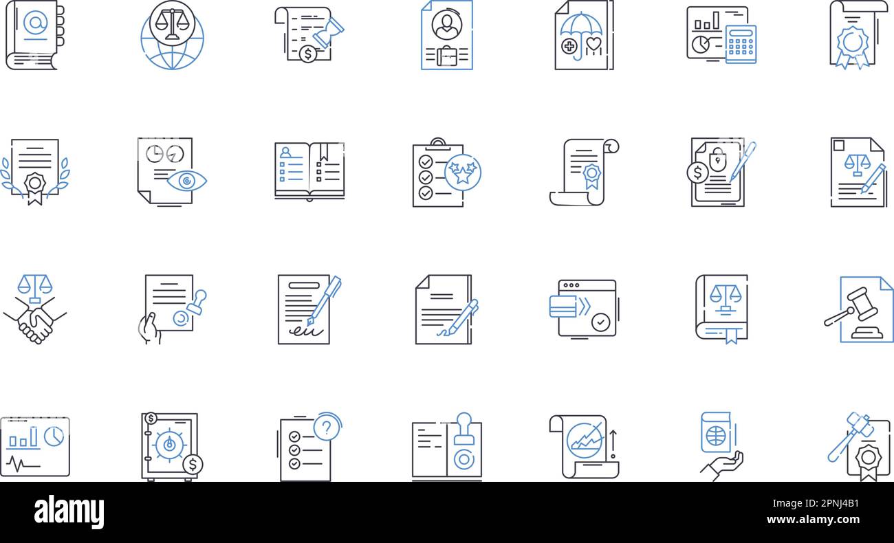 Production unit line icons collection. Efficiency, Quality, Assembly ...