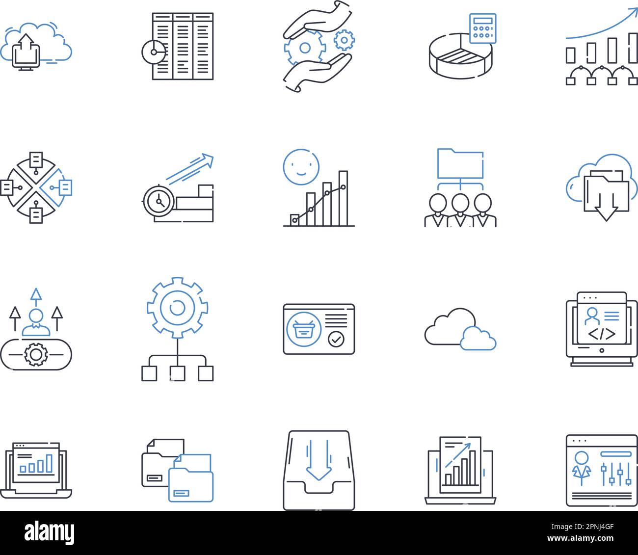 Customer and experience line icons collection. Satisfaction, Empathy ...