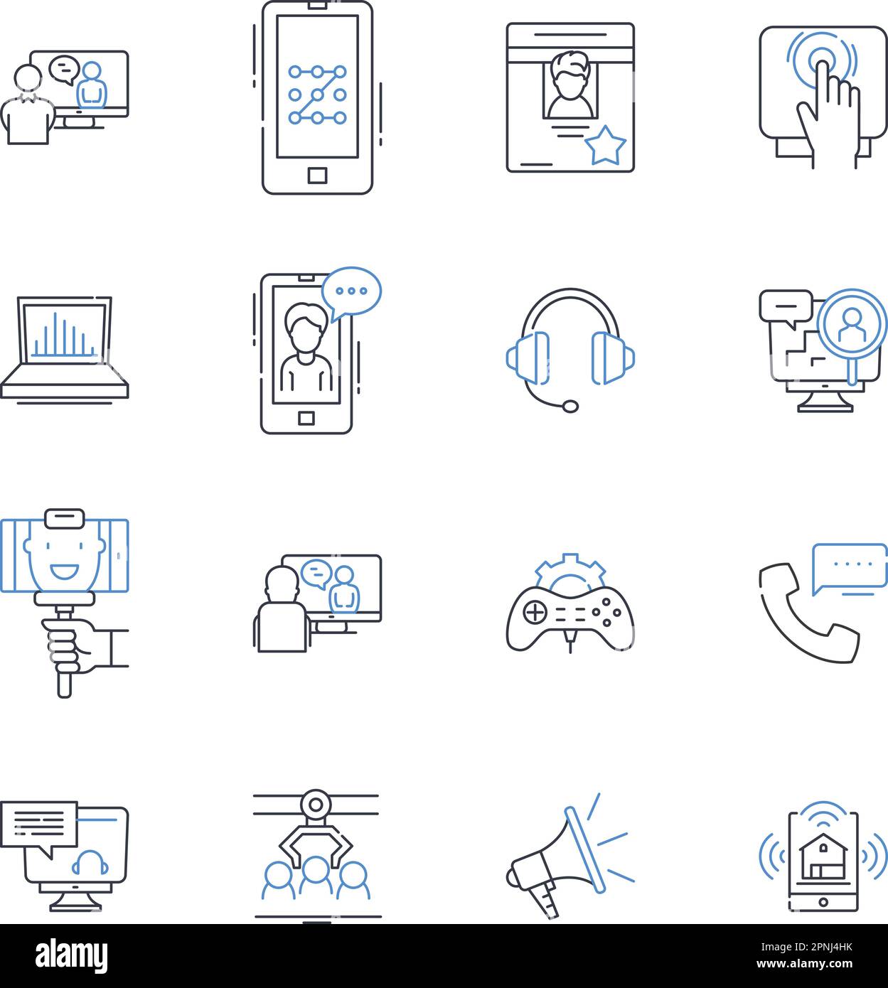 Artificial consciousness line icons collection. Sentience, Cognition ... Artificial consciousness line icons collection. Sentience, Cognition ...