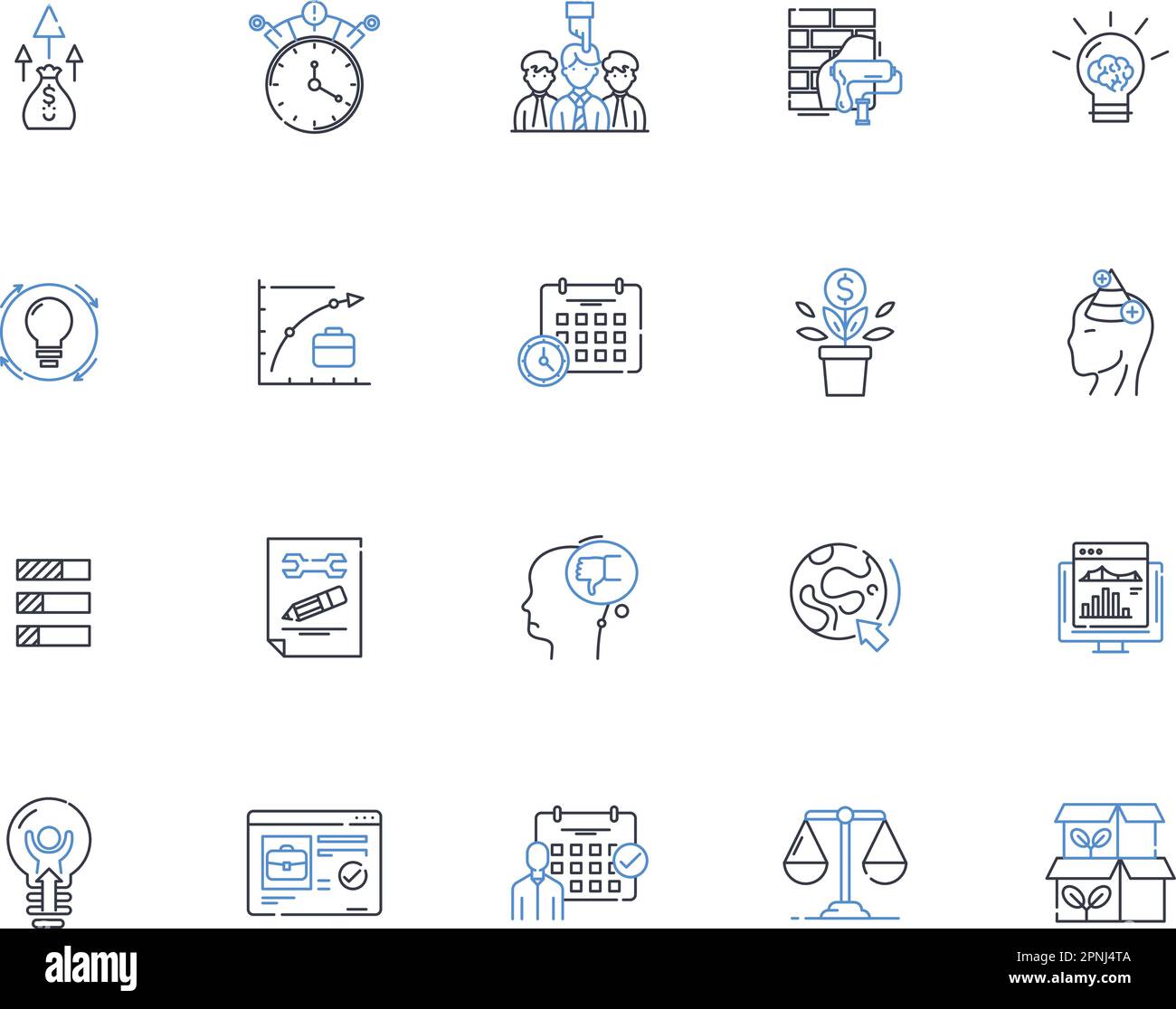 Diagnosis feedback line icons collection. Evaluation, Response, Assessment, Comment, Observation ...