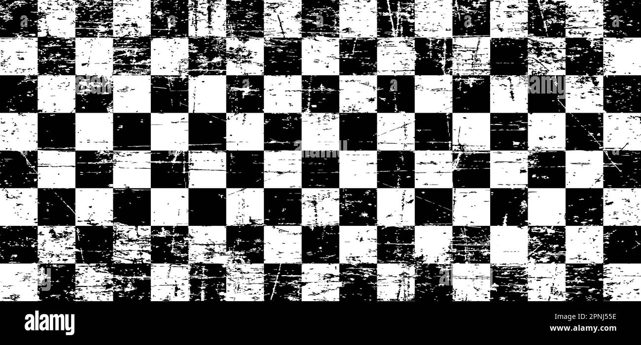 Old race flag or chess board. Motorsport and autosport. Racing flags ...