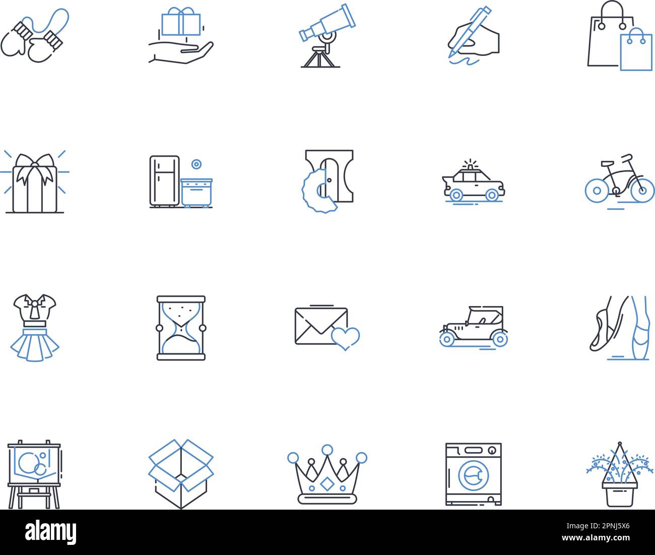 Distributor line icons collection. Supply, Wholesale, Resell, Deliver ...