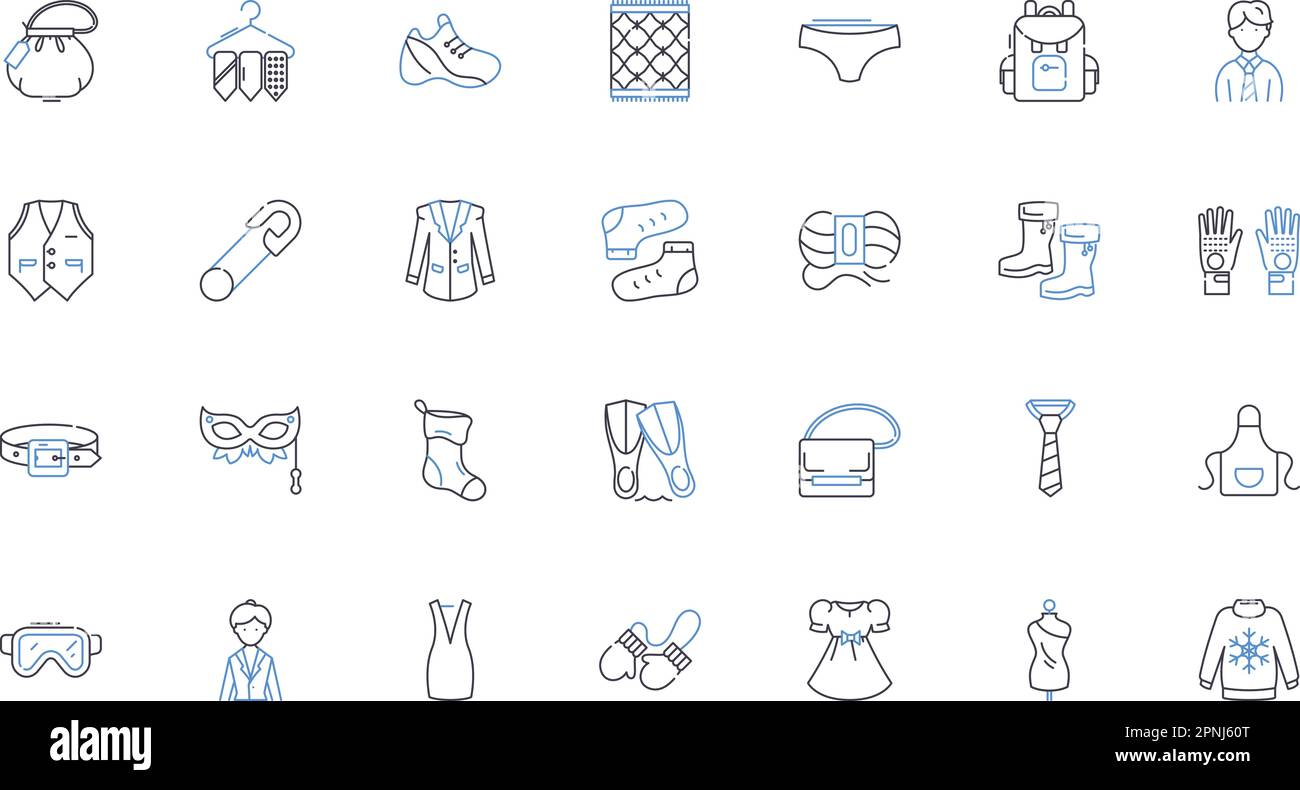 Wearables line icons collection. Fitness, Health, Monitoring ...