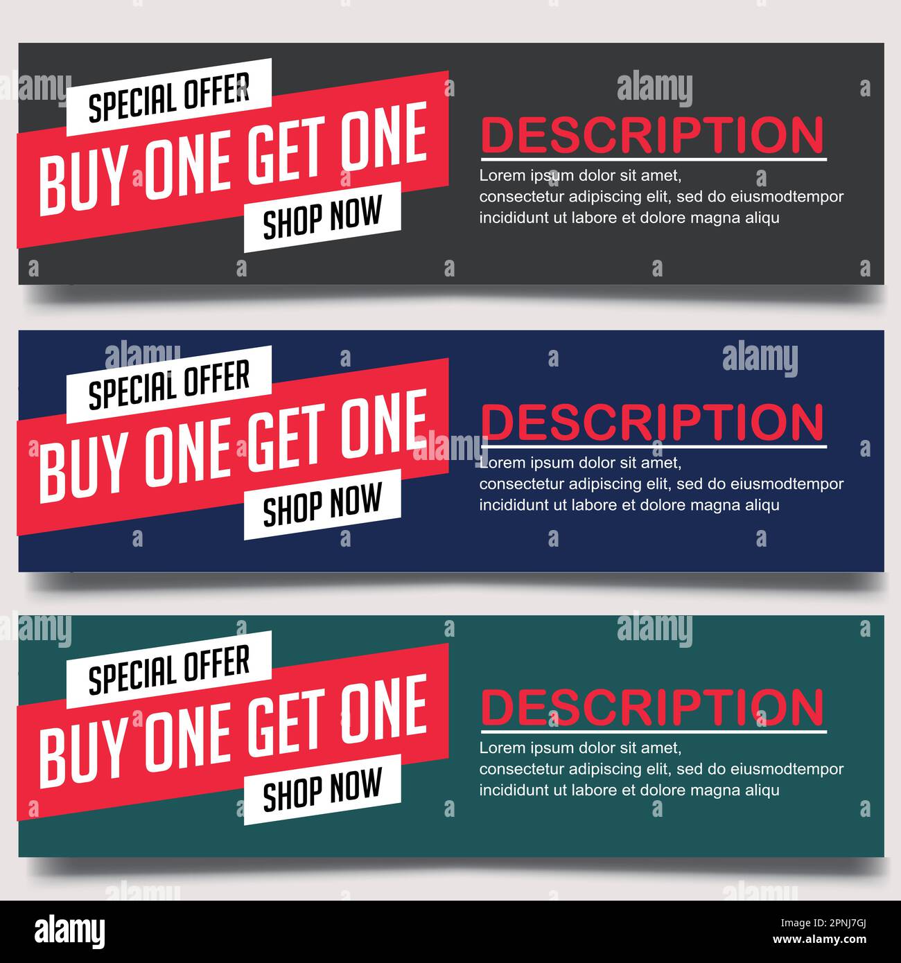 buy one get one banner background design. discount banner template ...