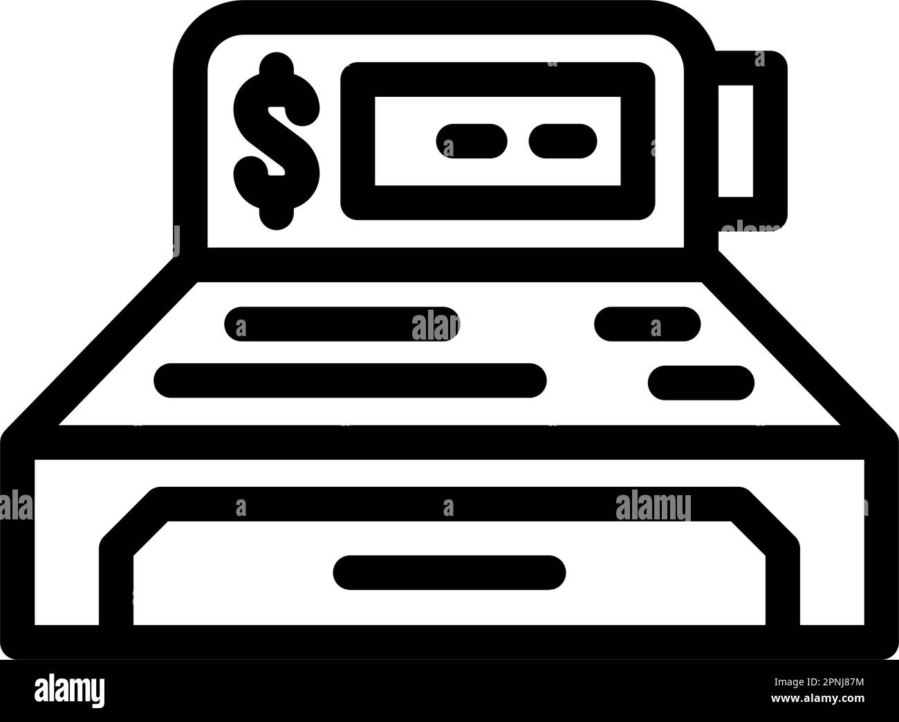 Toy cash register Black and White Stock Photos & Images - Alamy