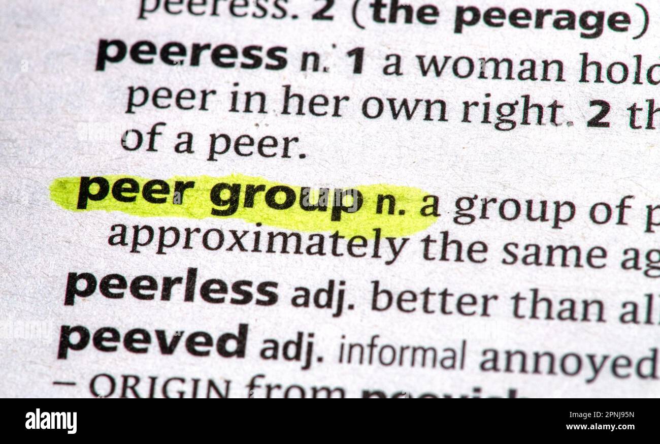 Peer group hi-res stock photography and images - Alamy
