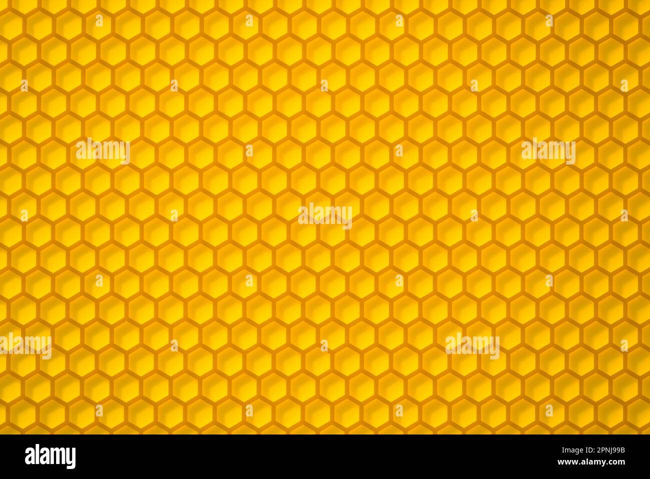 Yellow color bee honeycomb seamless background front view close up ...