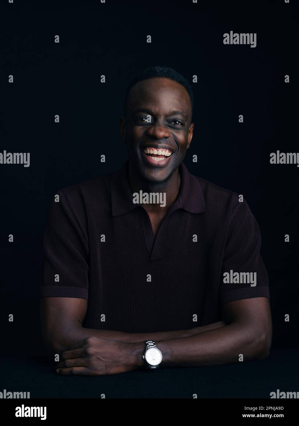 Ato Essandoh poses for a portrait to promote "The Diplomat" on Friday ...