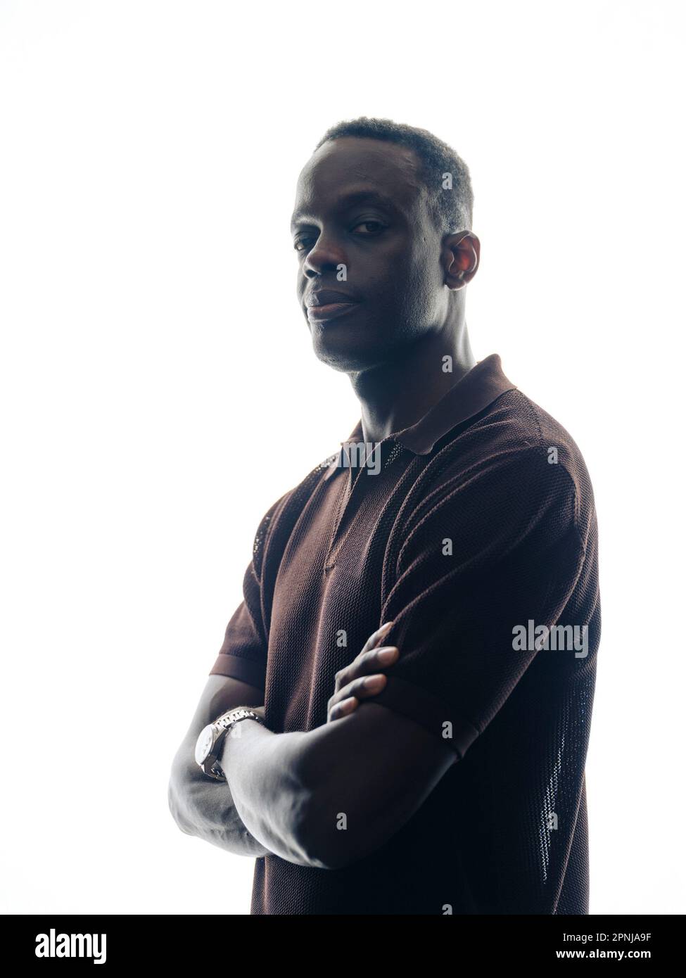 Ato Essandoh poses for a portrait to promote "The Diplomat" on Friday ...