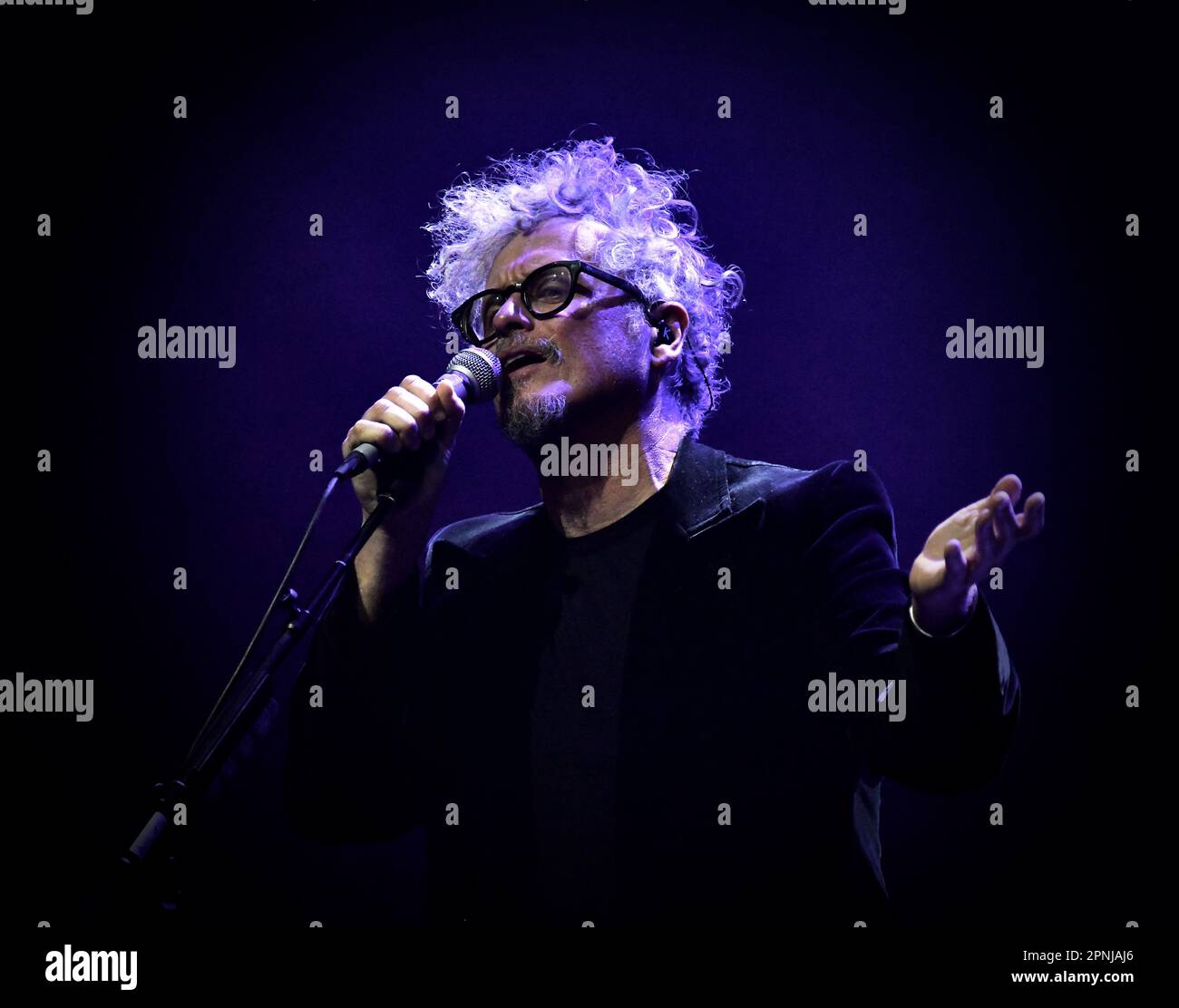 Arcimboldi Theatre, Milan, Italy, April 18, 2023, Niccolo' Fabi during ...