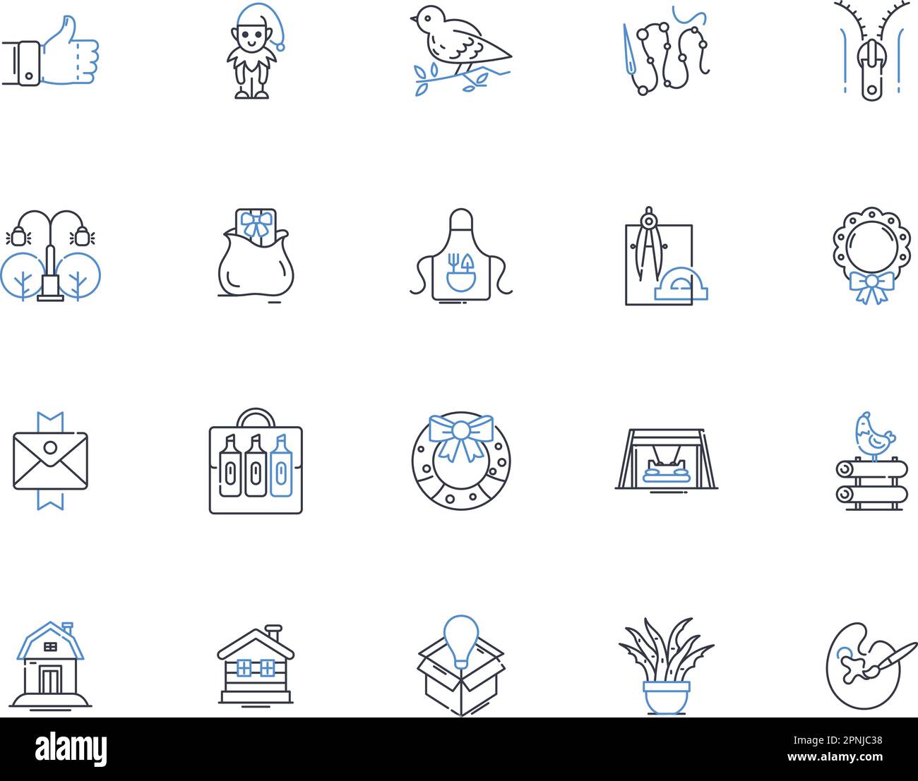 Skillful enterprise line icons collection. Innovative, Resourceful ...