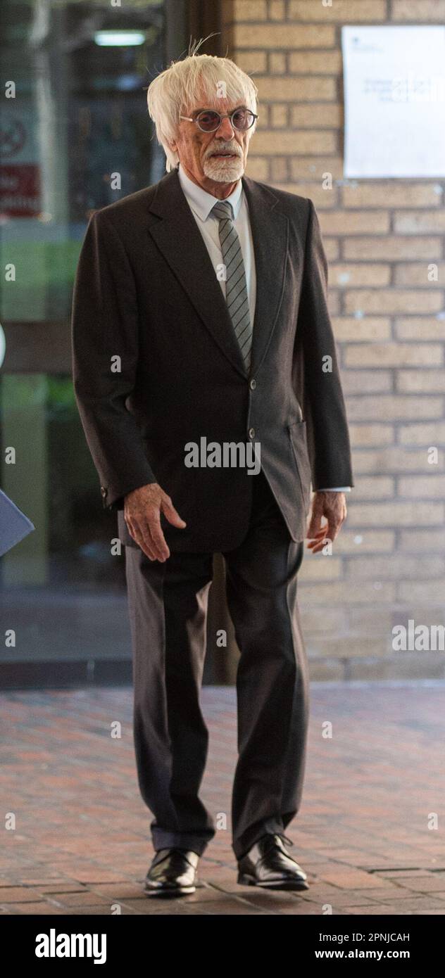 London, England, UK. 19th Apr, 2023. Former Formula One boss BERNIE ...