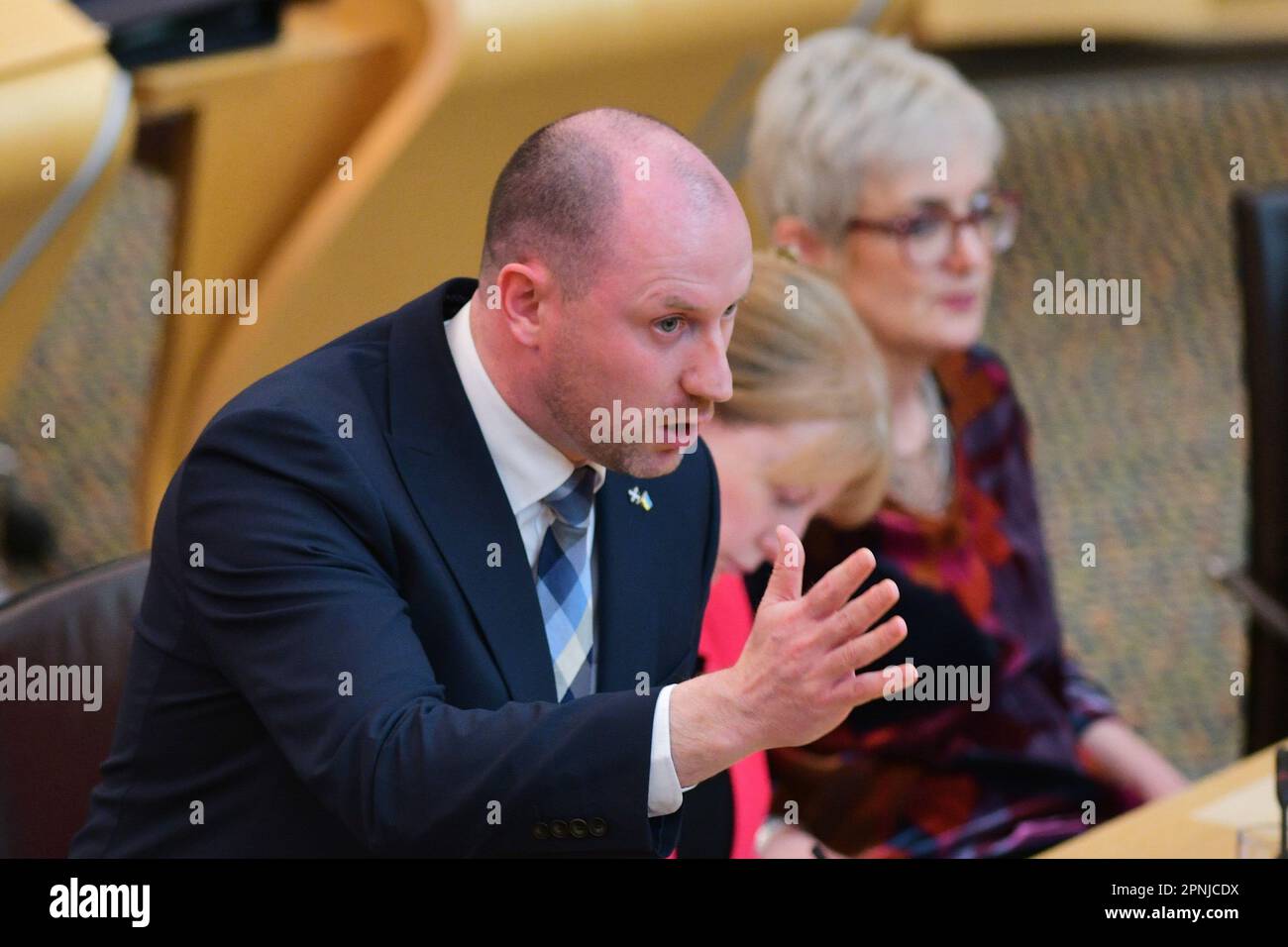 Edinburgh Scotland, UK 19 April 2023. Neil Gray, Cabinet Secretary for ...