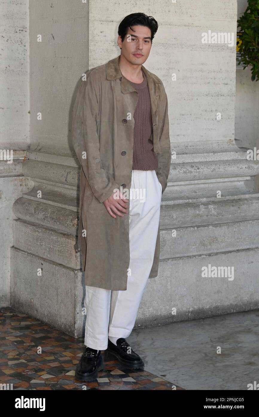 Rome, Italy. 19th Apr, 2023. Cristiano Caccamo attends the photocall of ...