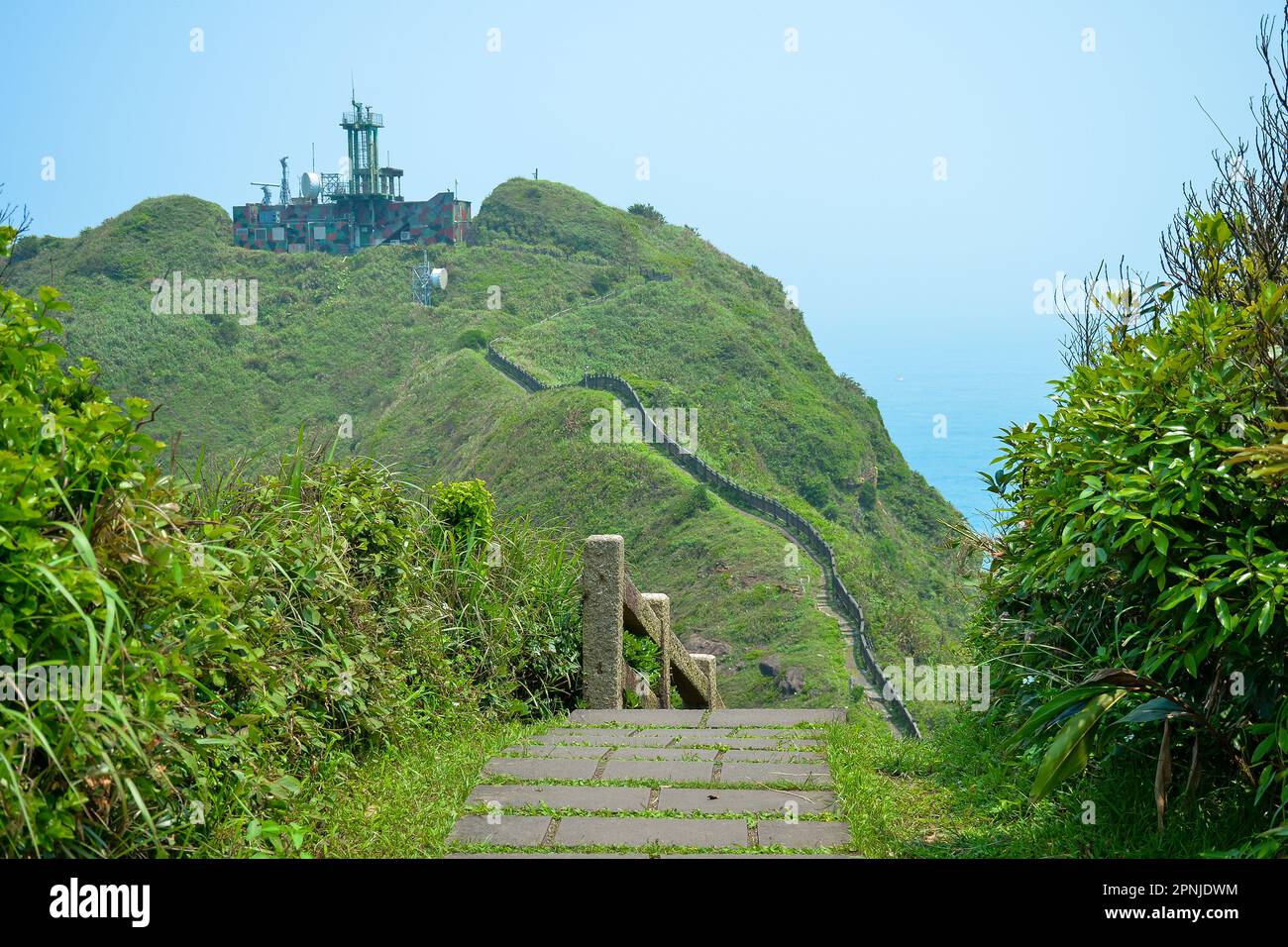 Bitoujiao Trail through the high mountain of Bitou Cape in Ruifang ...