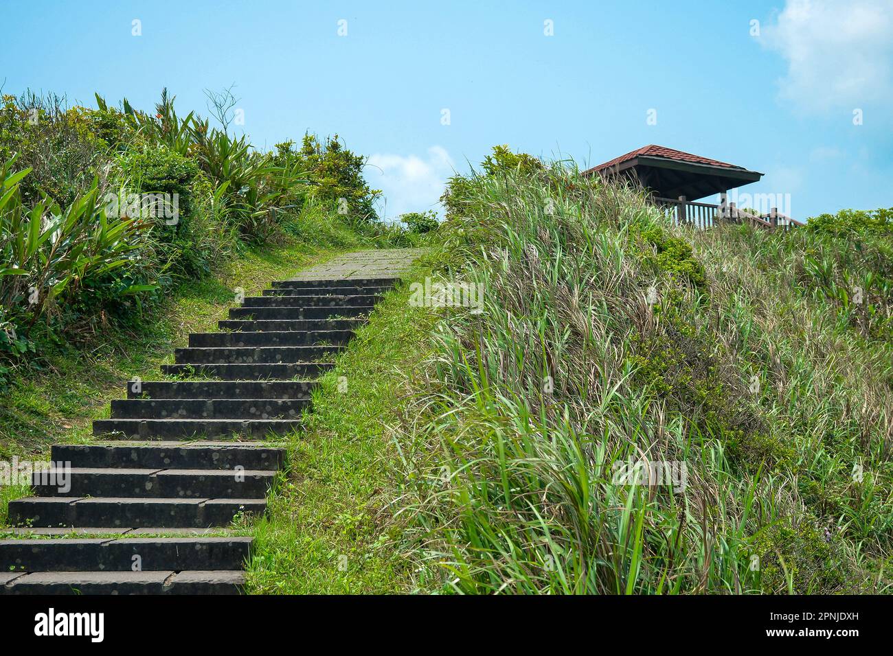 Bitoujiao Trail through the high mountain of Bitou Cape in Ruifang ...