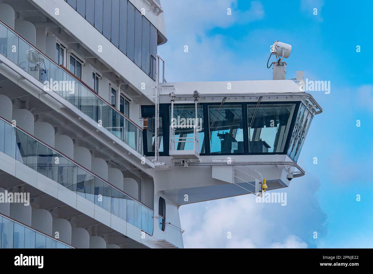 bridge of a Cruise Ship Stock Photo - Alamy