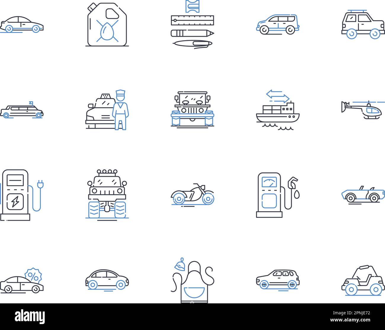 Shipping line icons collection. Logistics, Freight, Cargo, Delivery ...