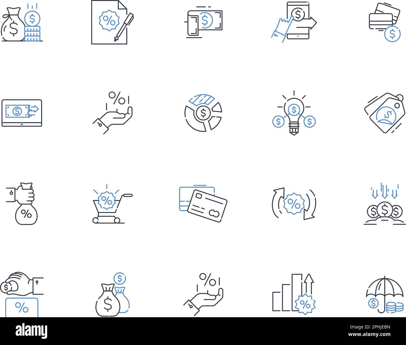 Commerce solution line icons collection. eCommerce, Platform, Payments ...