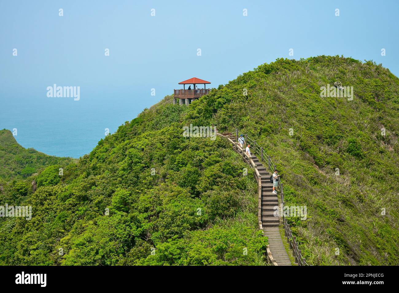 Bitoujiao Trail through the high mountain of Bitou Cape in Ruifang ...