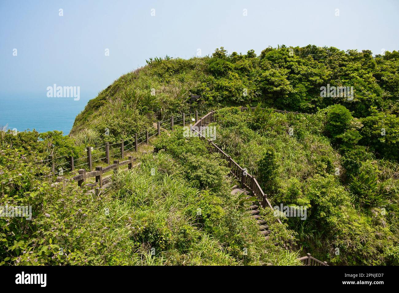 Bitoujiao Trail through the high mountain of Bitou Cape in Ruifang ...