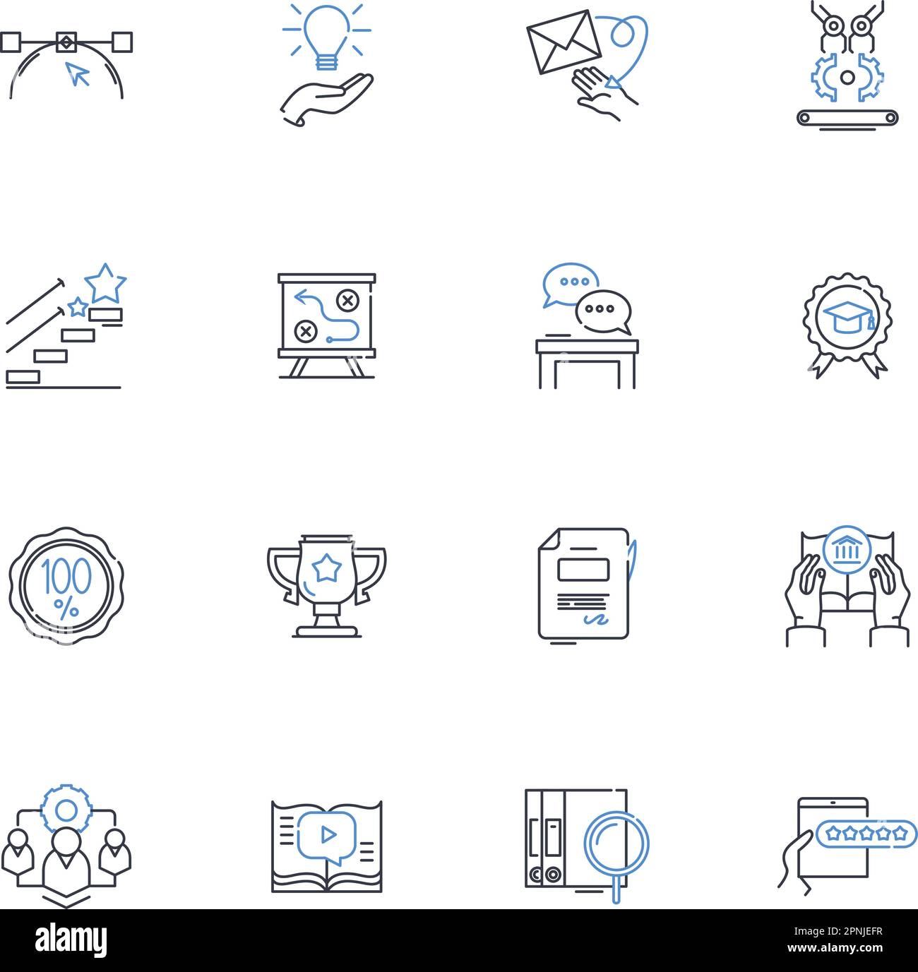 Brainpower boost line icons collection. Focus , Intelligence , Clarity ... Brainpower boost line icons collection. Focus , Intelligence , Clarity ...