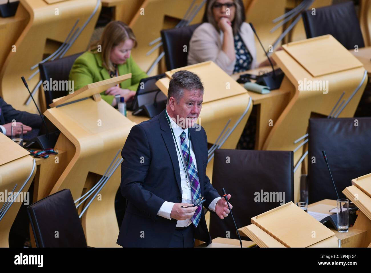 Edinburgh Scotland, UK 19 April 2023. Keith Brown Scottish National ...