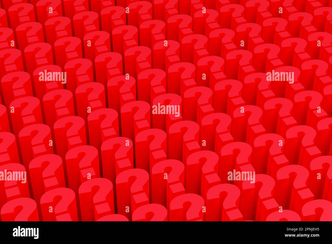 Luxury question mark on red podium, soft light, smooth background, 3d ...