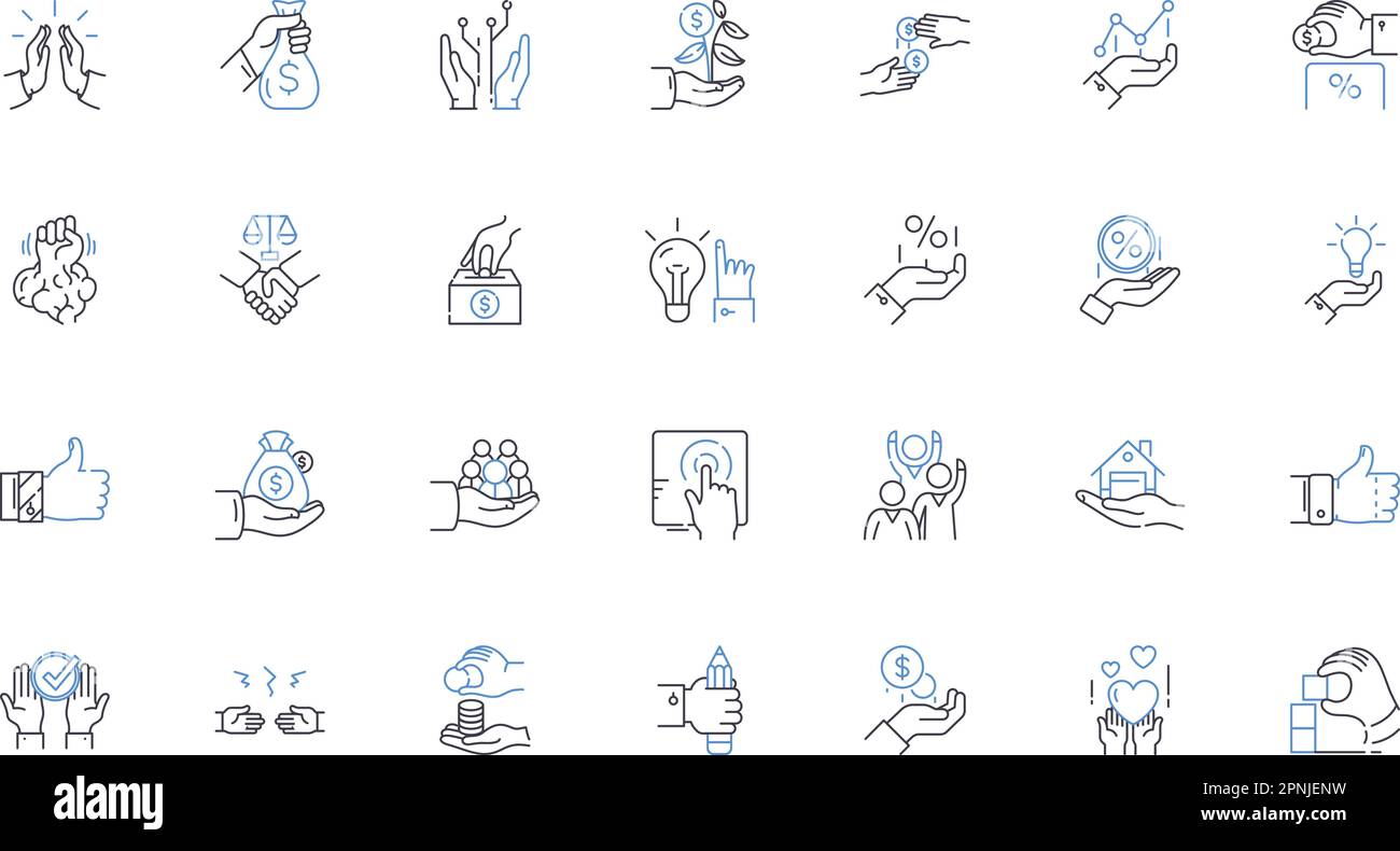 Social interaction line icons collection. Communication, Conversation ... Social interaction line icons collection. Communication, Conversation ...