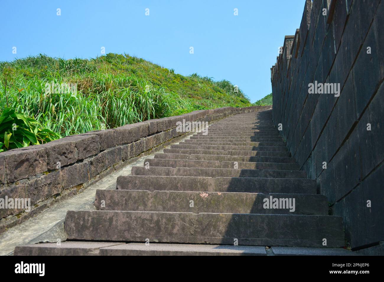 Bitoujiao Trail through the high mountain of Bitou Cape in Ruifang ...