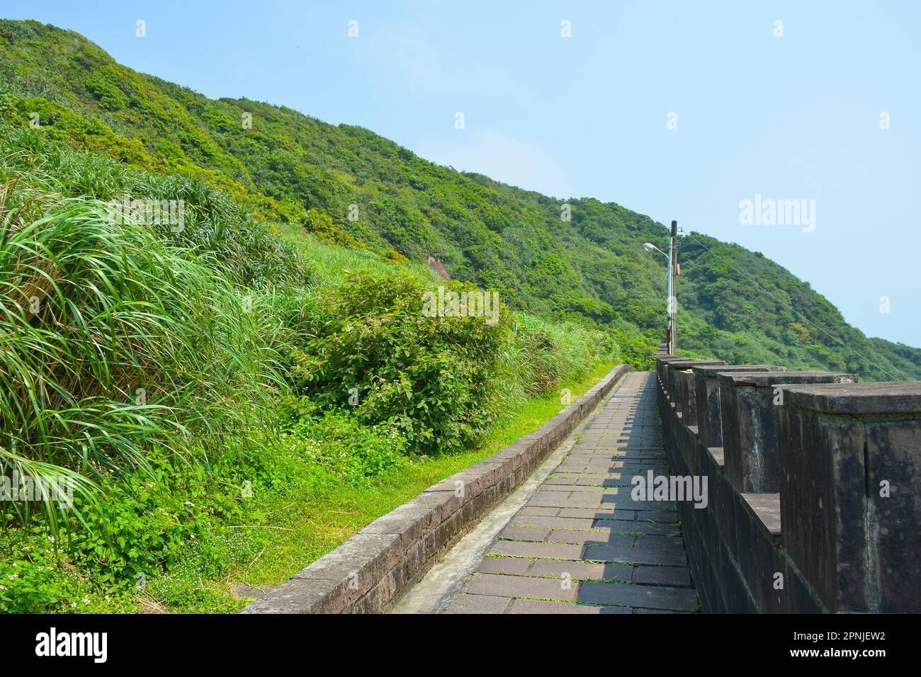 Bitoujiao Trail through the high mountain of Bitou Cape in Ruifang ...