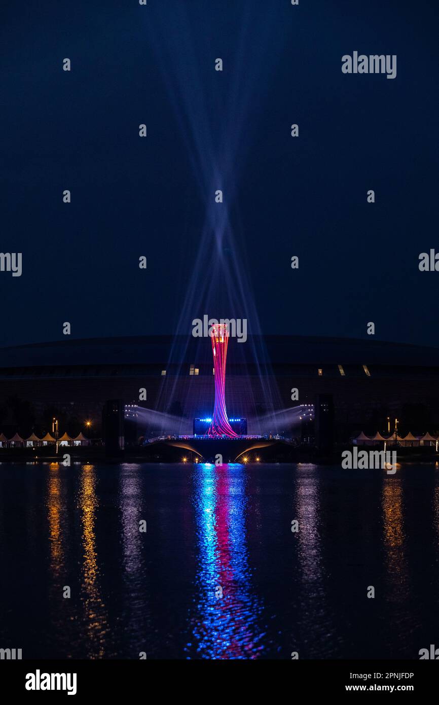 Chengdu. 19th Apr, 2023. Photo taken on April 19, 2023 shows the ...