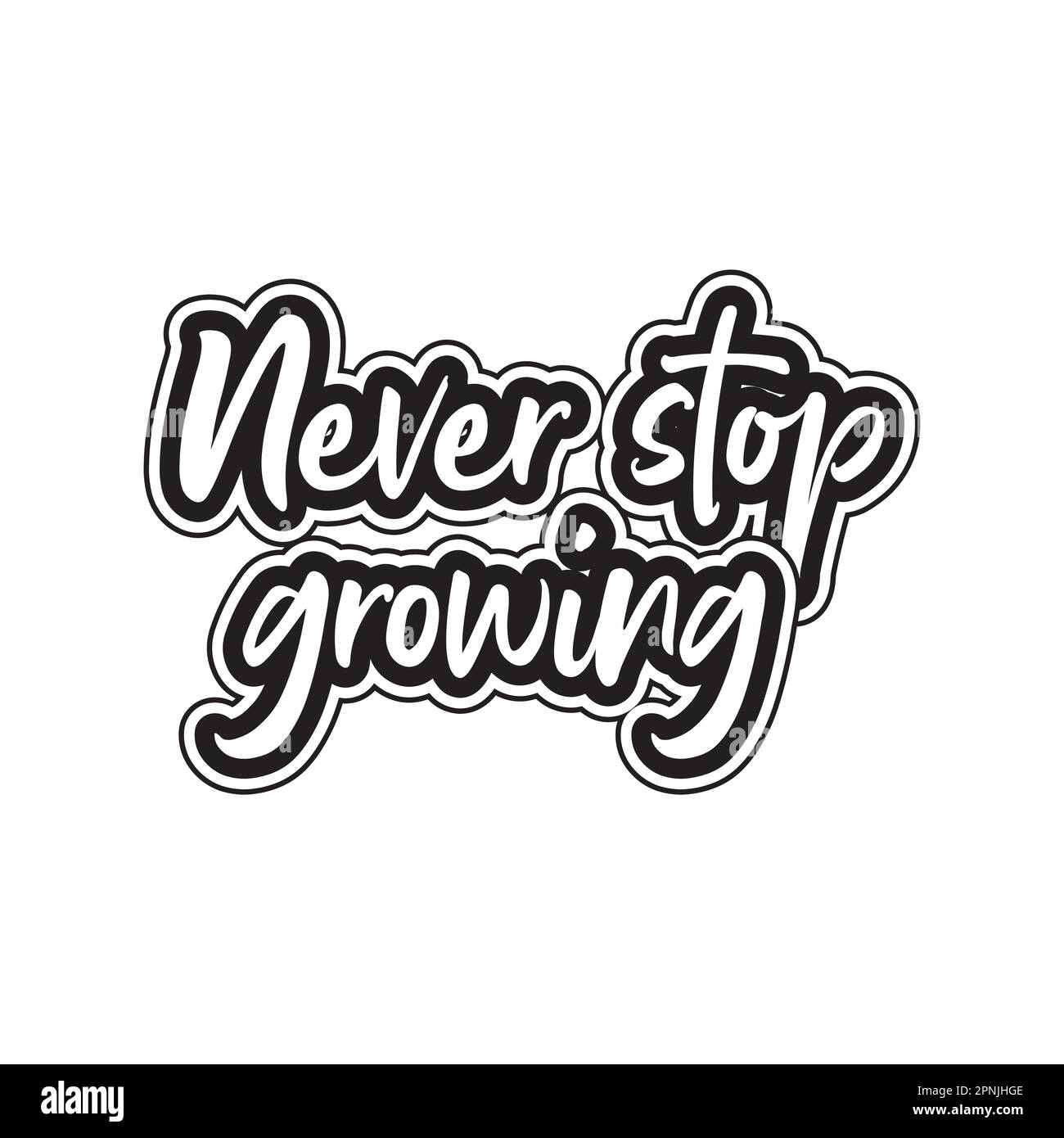 Stop growing Stock Vector Images - Alamy