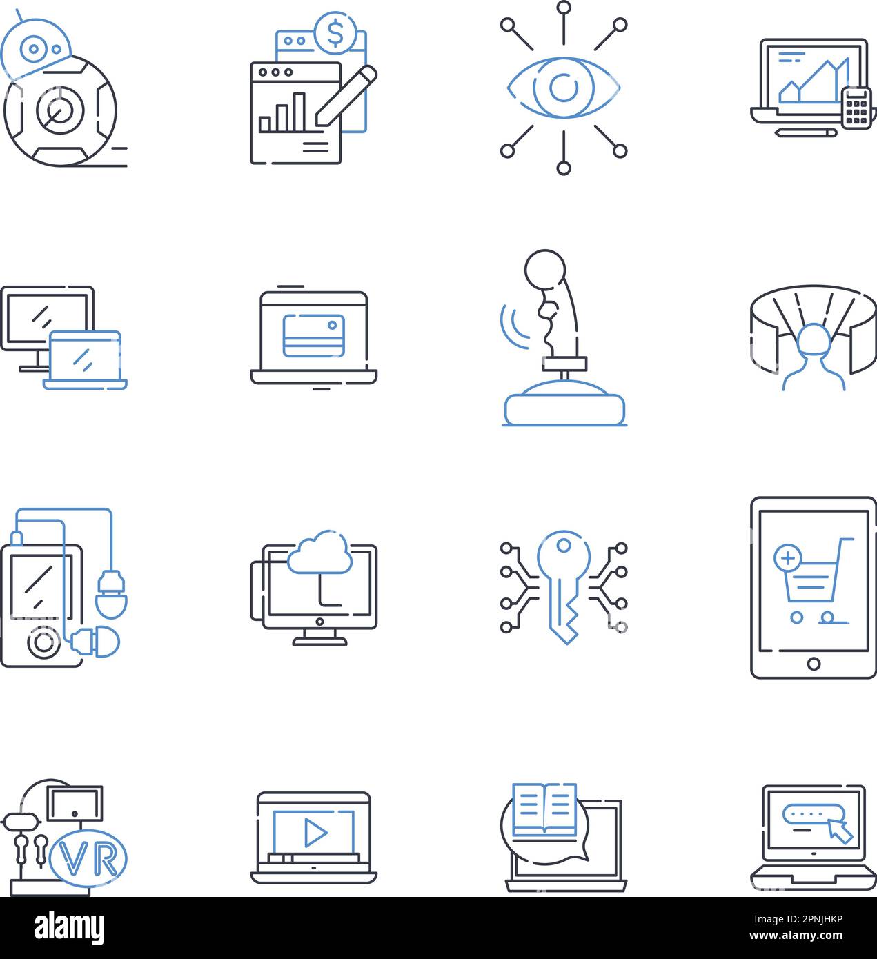 Contraptions line icons collection. Gadget, Invention, Machine, Device ... Contraptions line icons collection. Gadget, Invention, Machine, Device ...