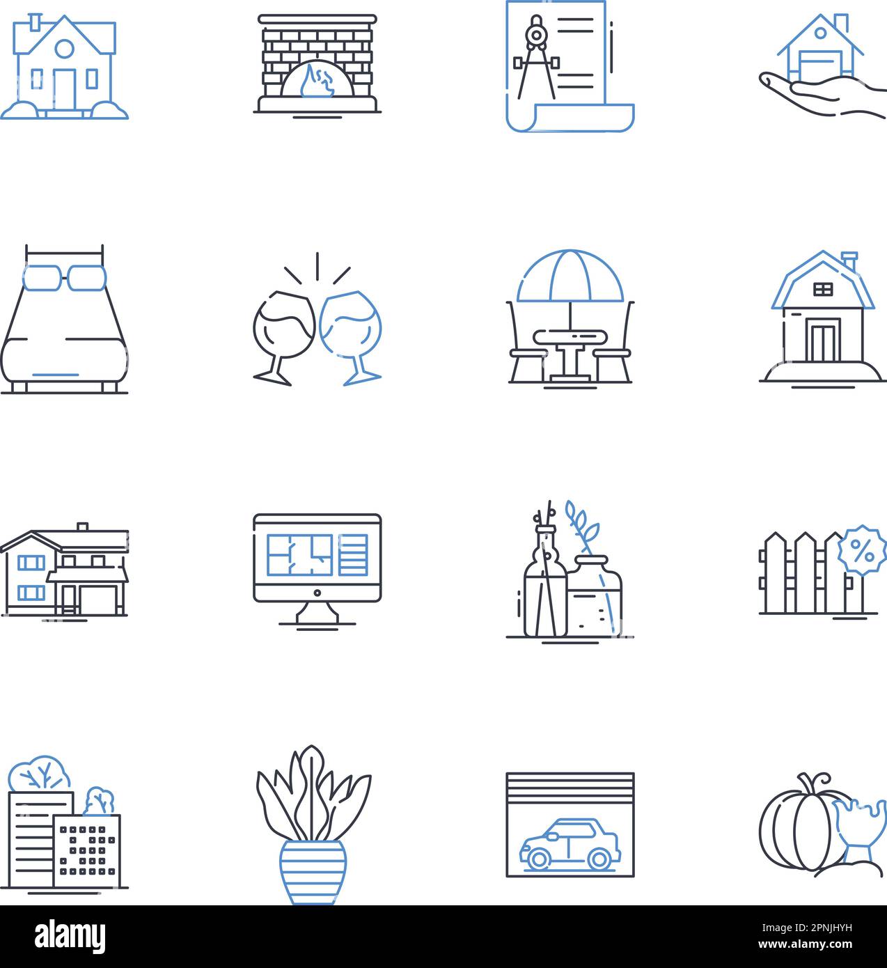 Experience design line icons collection. Empathy, Interaction, User ... Experience design line icons collection. Empathy, Interaction, User ...