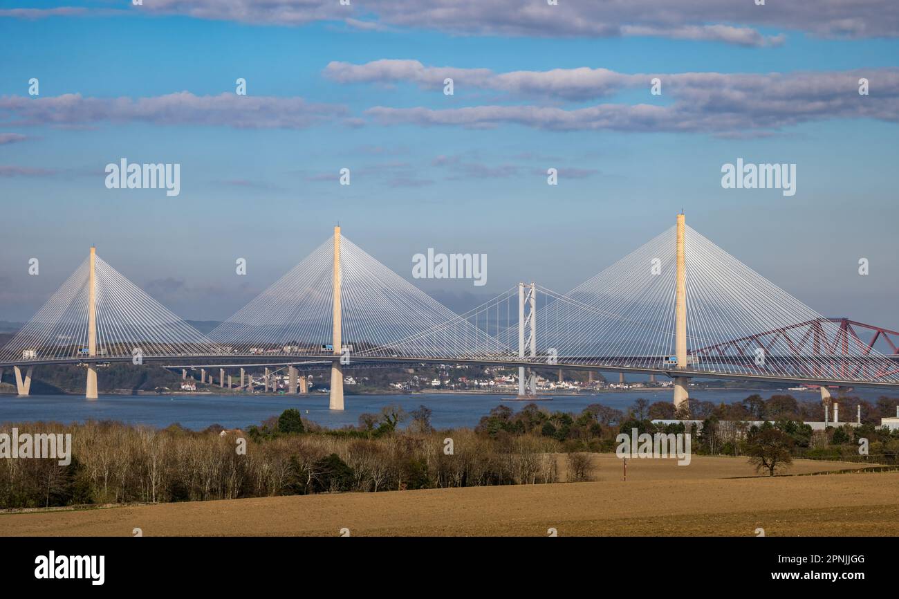 Three tower cable stayed bridge hi-res stock photography and images - Alamy