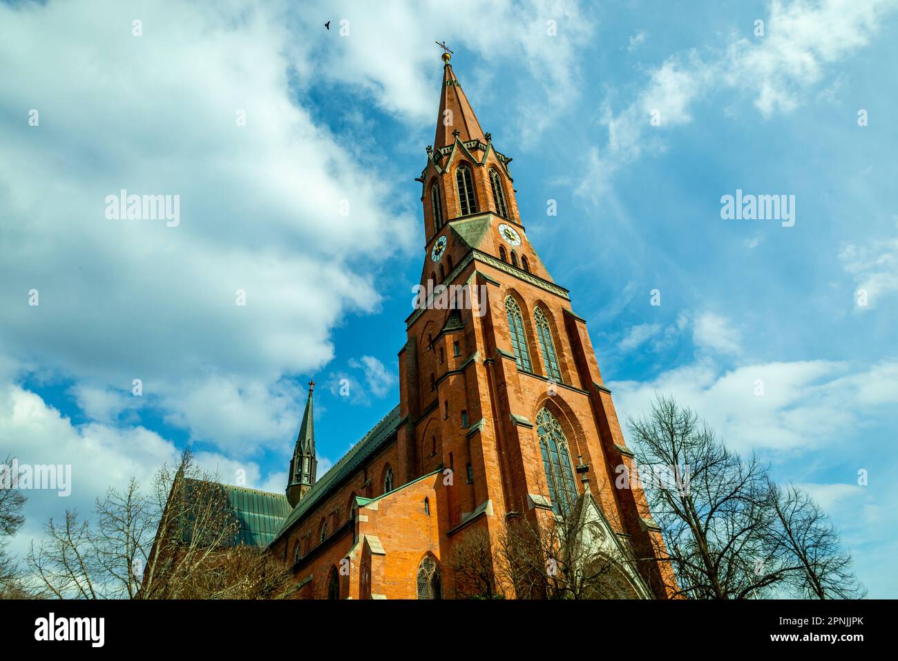 Spring hike in the Bavarian Forest through the spa town of Regen ...