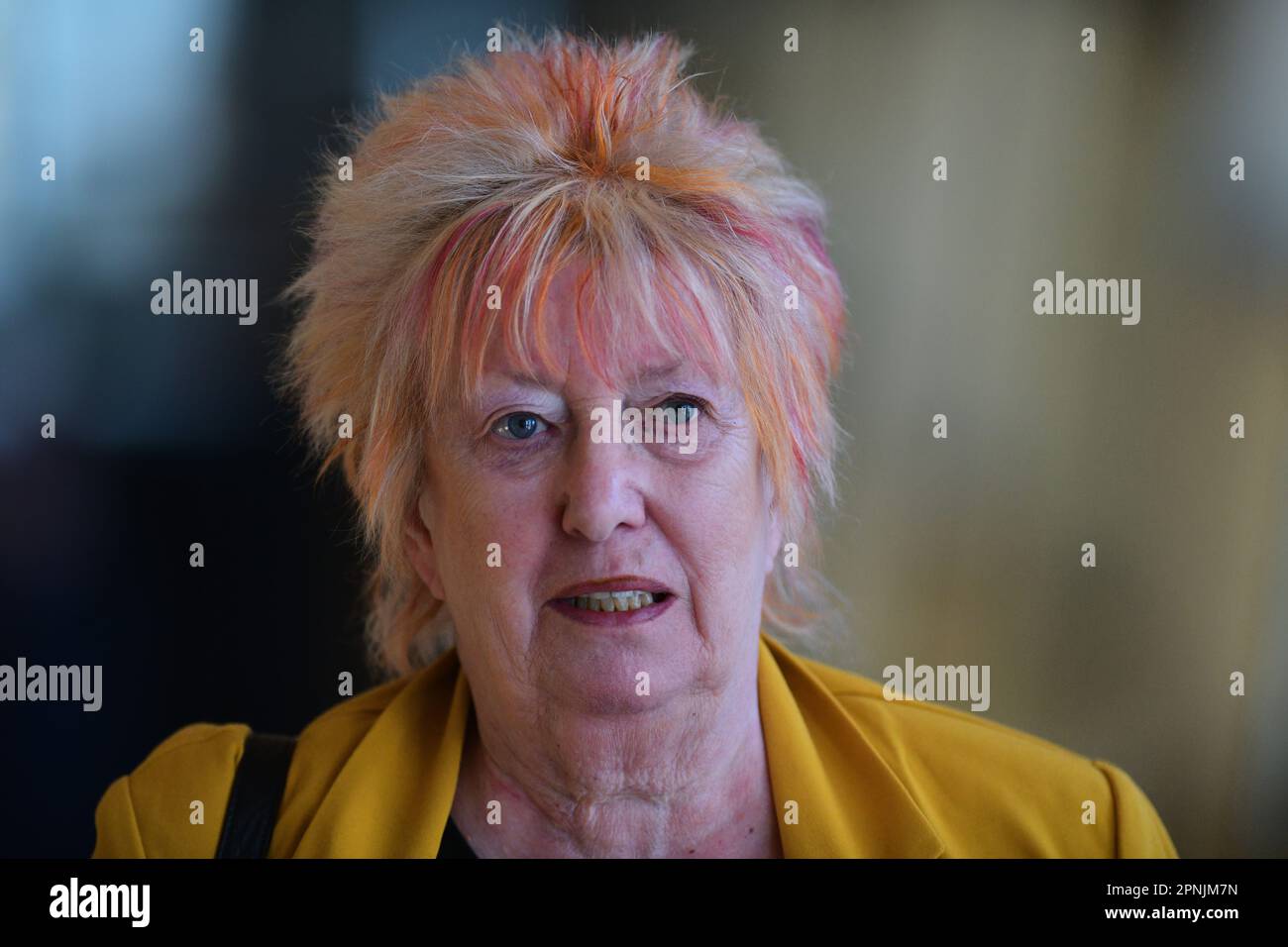 Edinburgh Scotland, UK 19 April 2023. Christine Grahame Scottish ...