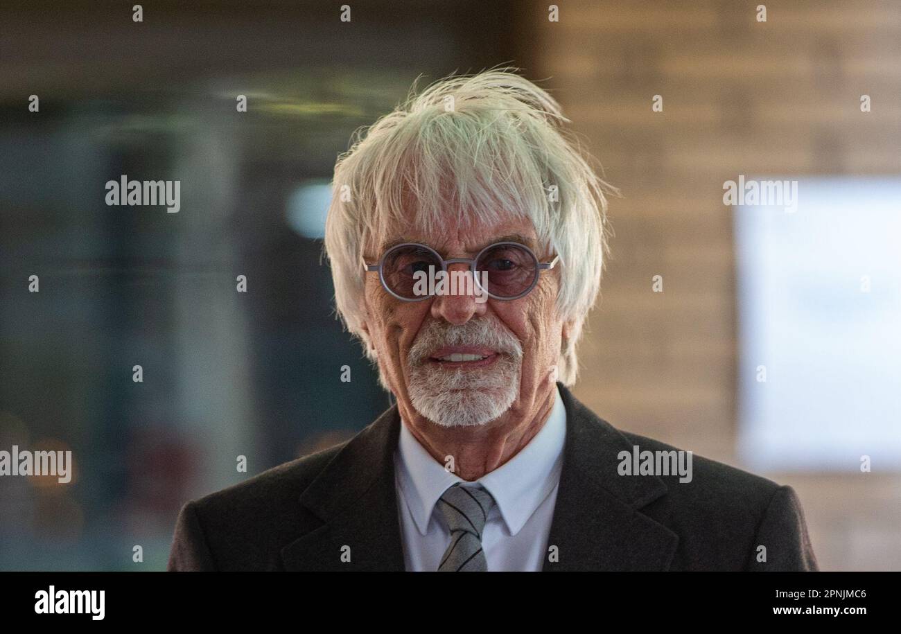 London, England, UK. 19th Apr, 2023. Former Formula One boss BERNIE ...