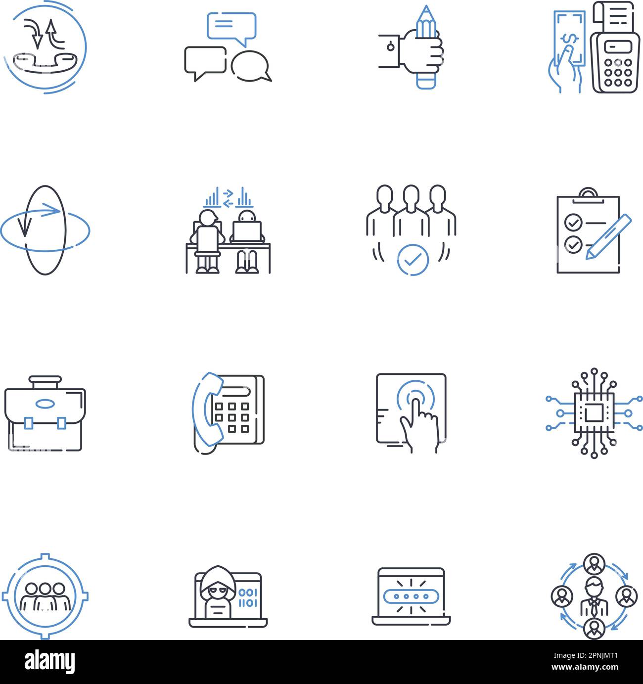 Fusing corporations line icons collection. Mergers, Acquisitions ... Fusing corporations line icons collection. Mergers, Acquisitions ...