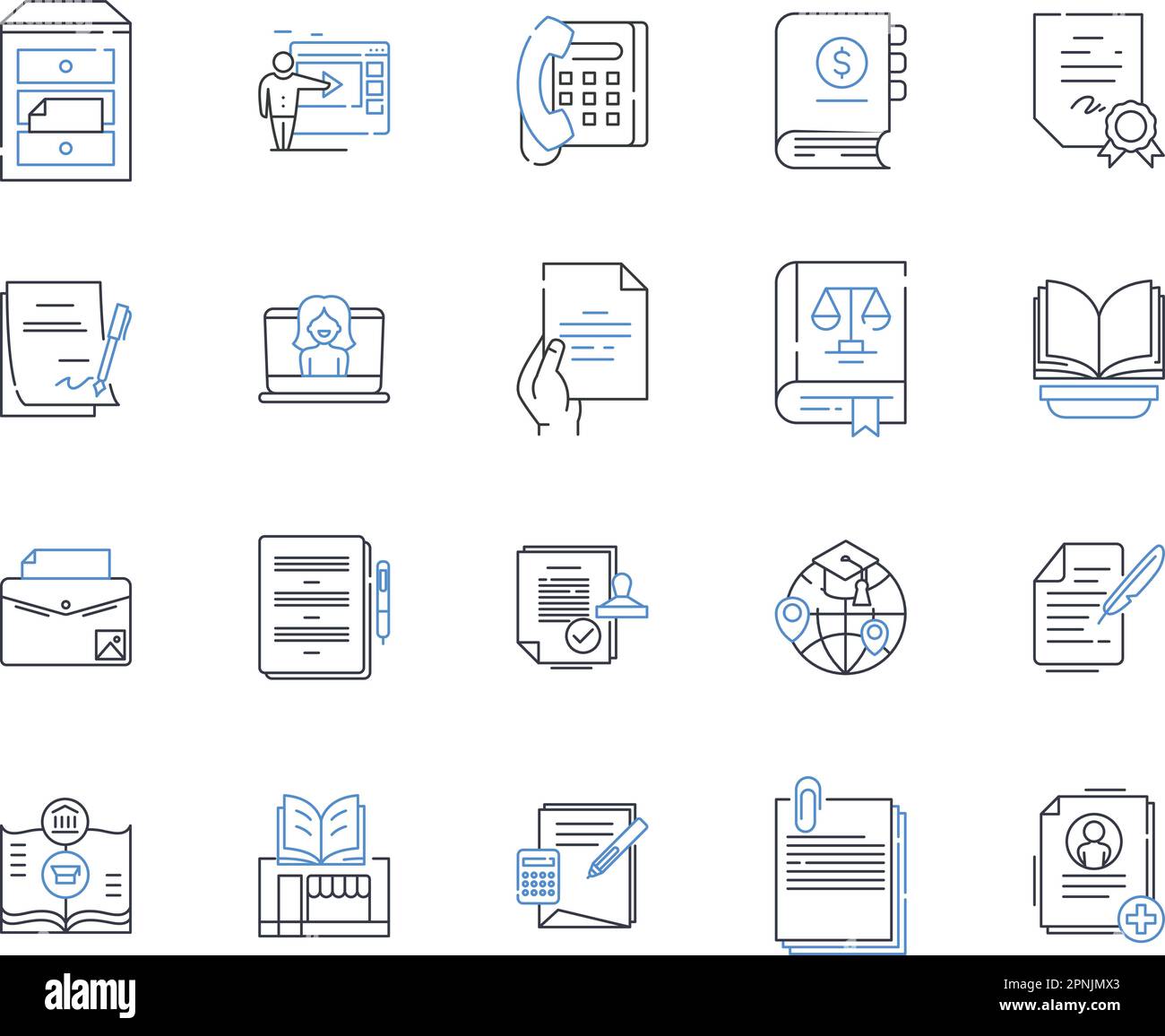 Brand awareness line icons collection. Recognition, Visibility ...